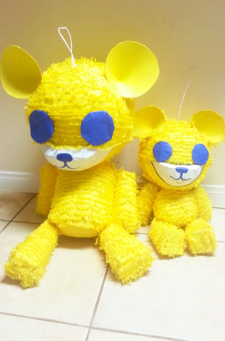 Cute Yellow Bear Pinata Movable Limbs Interactive Pinata | Etsy