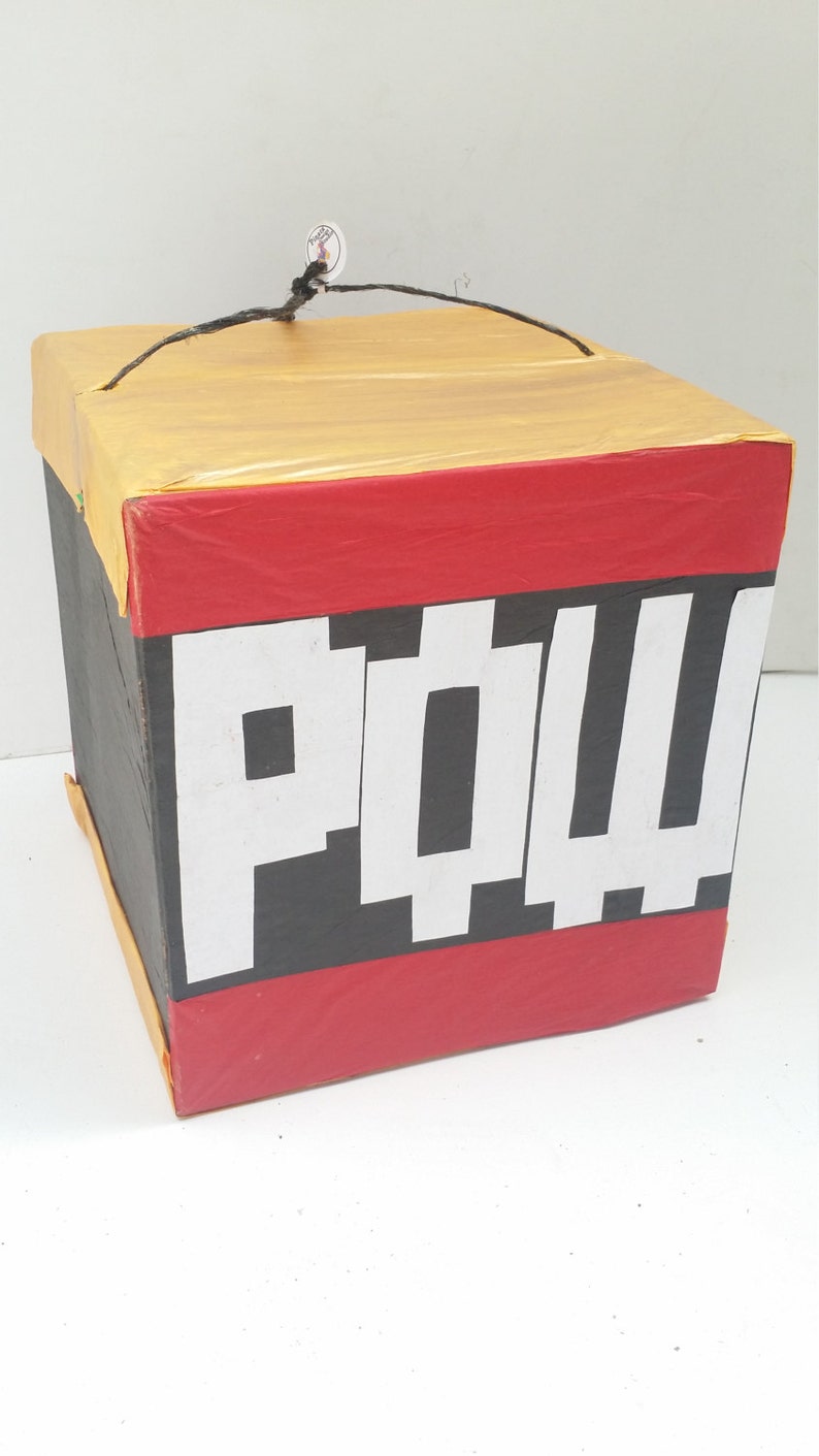 Dynamite Cube Pinata POW Box | Etsy