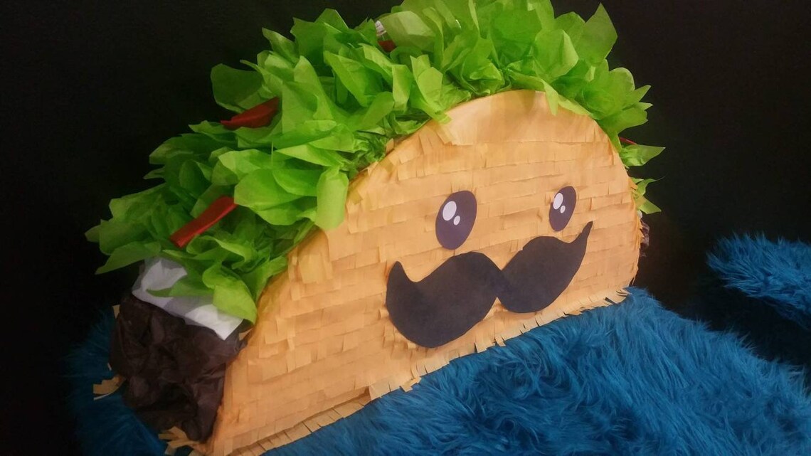 Pinata Taco Food Pinata Cute Photo Prop Fun Party Game | Etsy