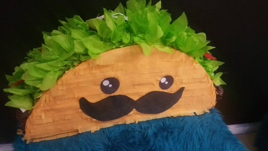 Pinata Taco Food Pinata Cute Photo Prop Fun Party Game | Etsy