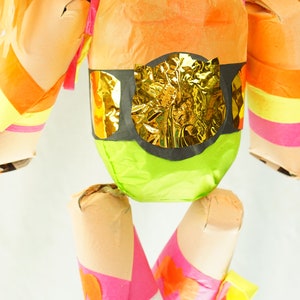 Wrestler Pinata Birthday Parties Movable Limbs Interactive Pinata Rag ...