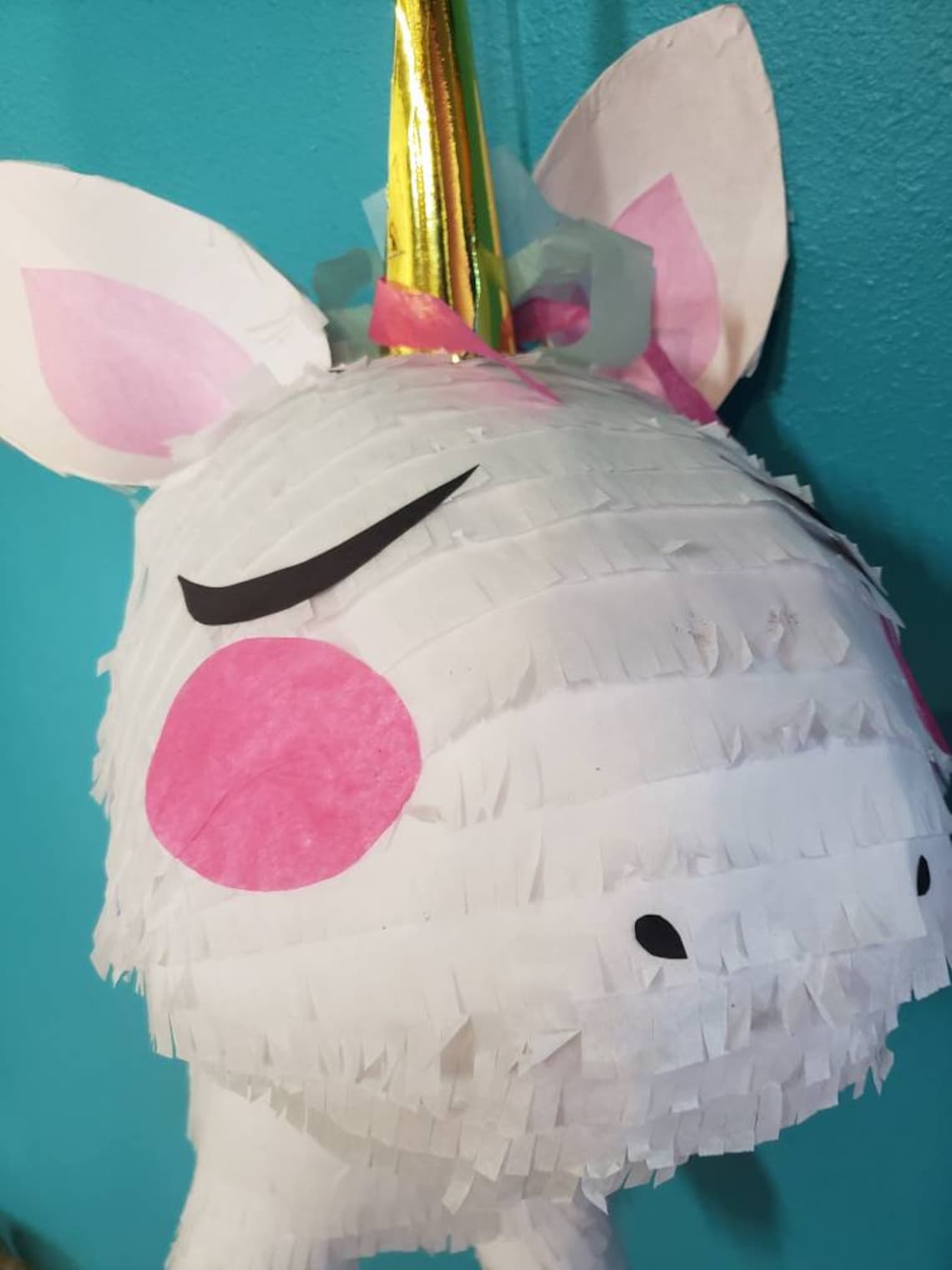 Rainbow Unicorn Pinata for Childrens Birthday Party - Etsy