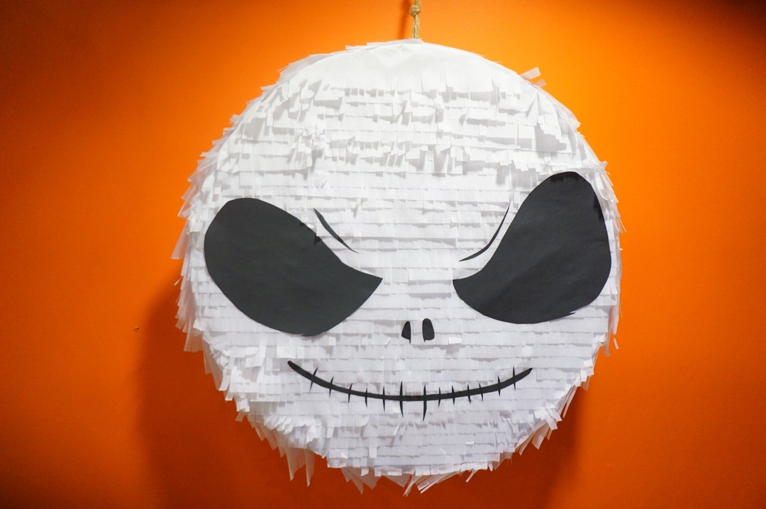 Handmade Skull Face Pinata - Perfect for Halloween and Dia De Los ...