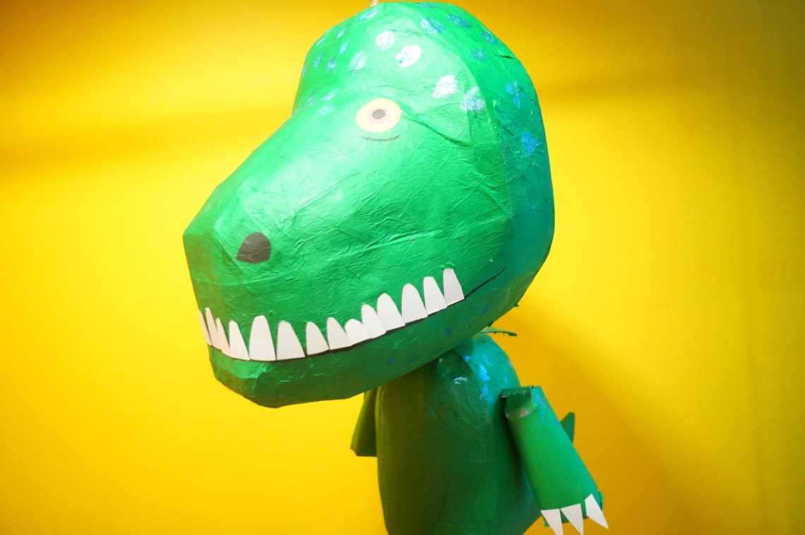 Green Dinosaur Pinata Party Game Centerpiece Decorations - Etsy