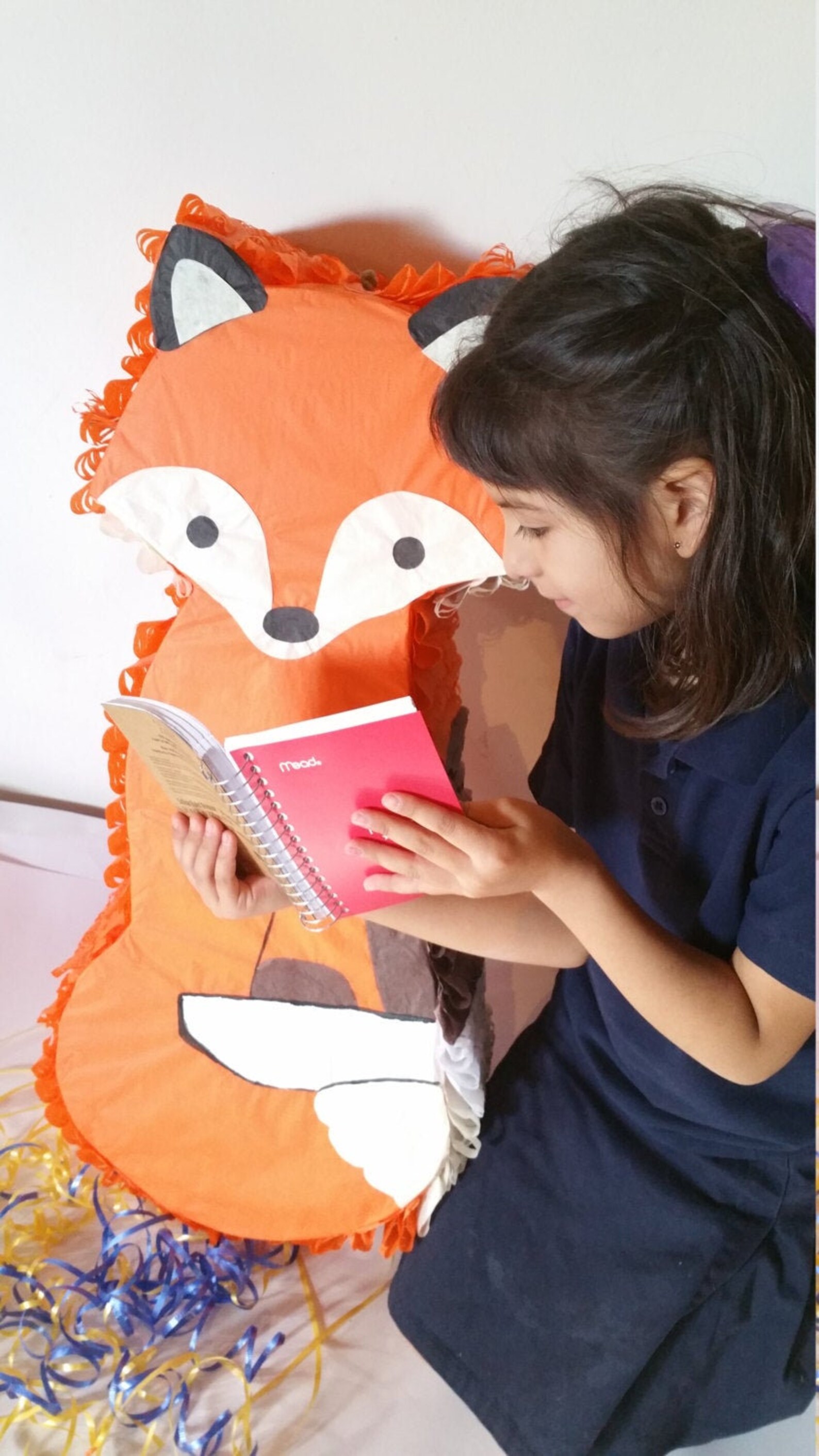 2D Pinata Cute Orange Fox | Animal Pinata | Cute Photo Prop | Fun Party ...