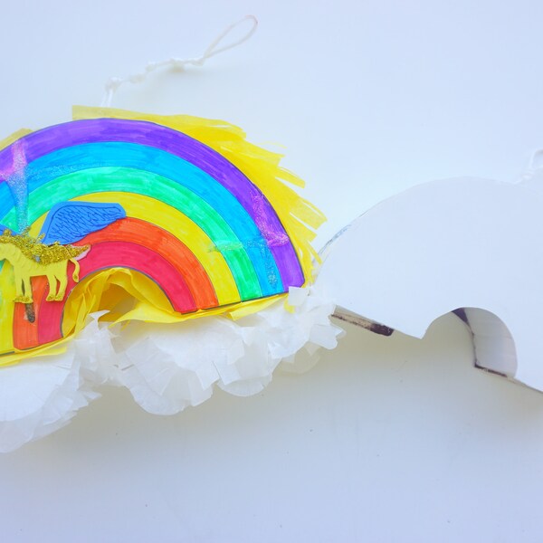 Rainbow Pinata - Etsy