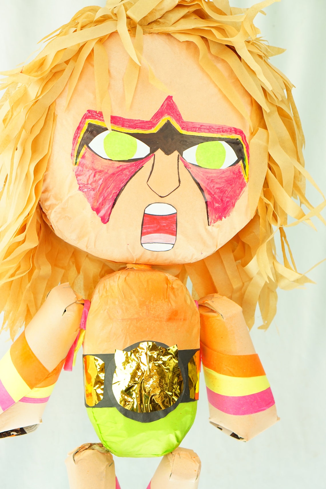 Wrestler Pinata Birthday Parties Movable Limbs | Etsy
