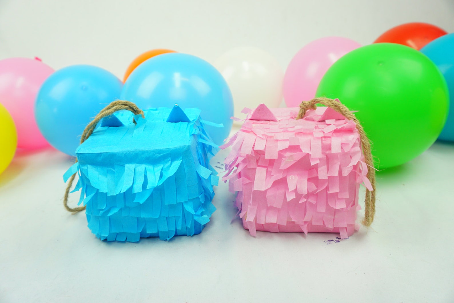 Mini Kitty Cat Pinata Treat Boxes | Set of 3, Party Favors - Etsy