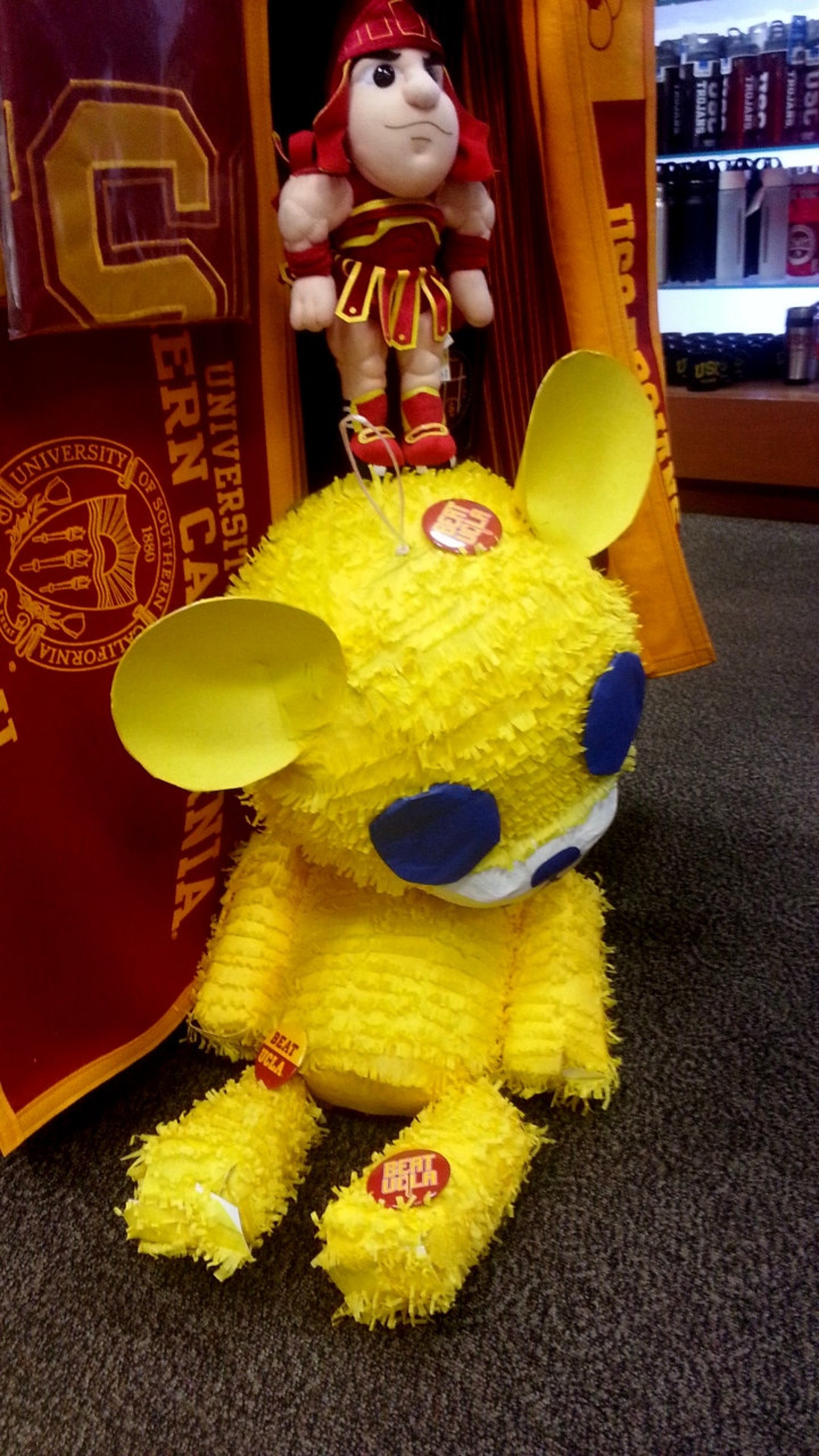 Cute Yellow Bear Pinata Movable Limbs Interactive Pinata | Etsy