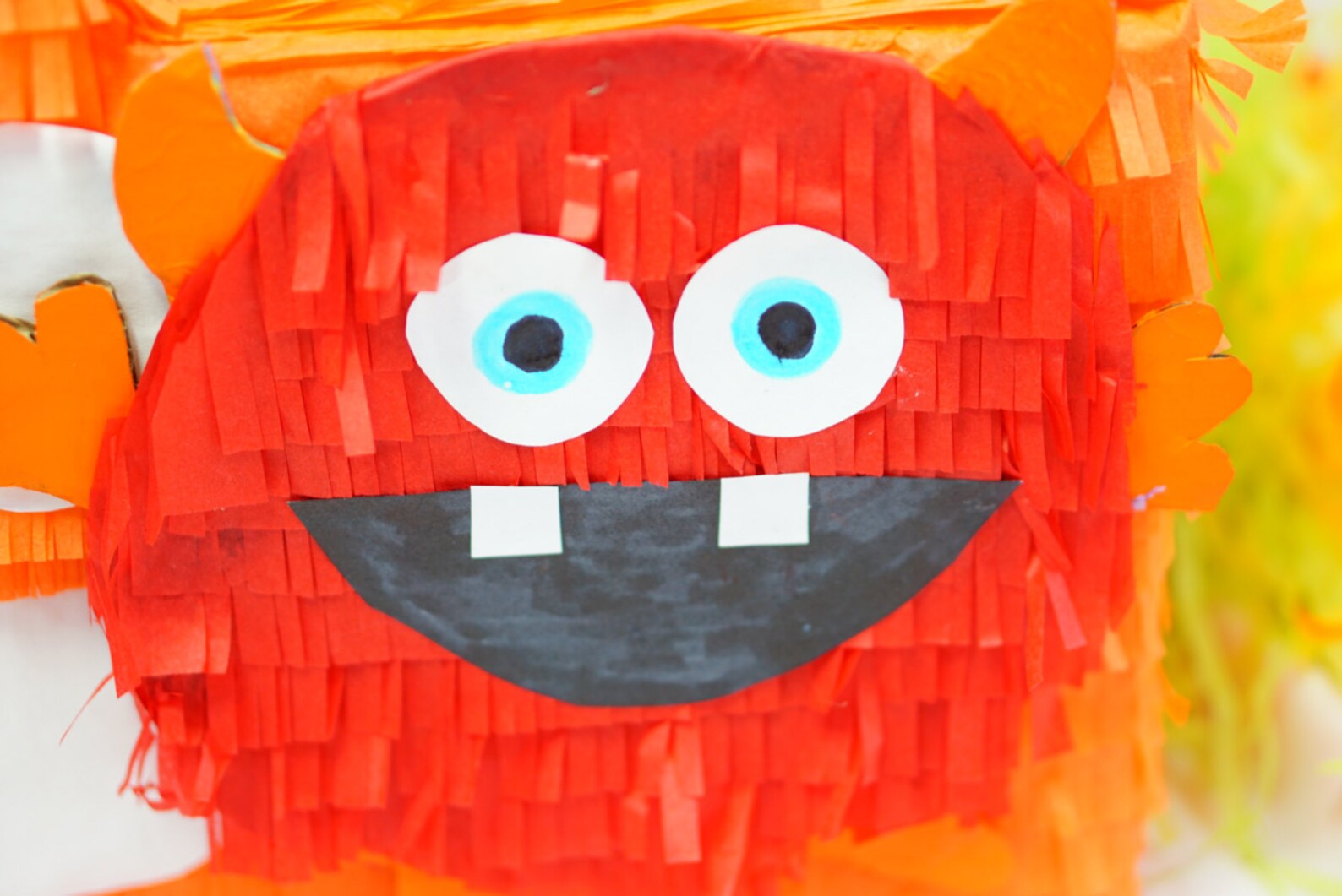 2D Number 1 Pinata Furry Monsters Theme Monster Party Goods | Etsy