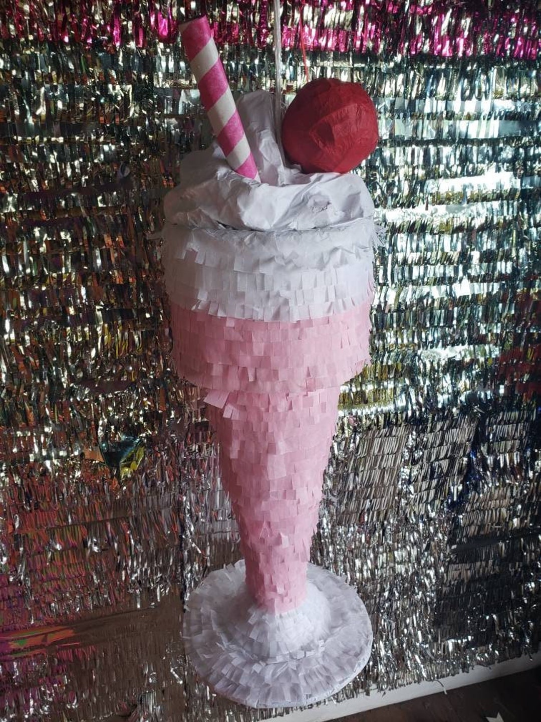 Designer Milk Shake Pinata | Icecream Milkshake Decor | 50s Theme Party ...