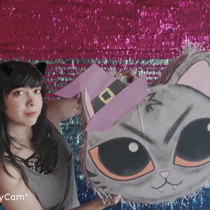 Pinata Halloween Witch Cat | Fun Party Game | Halloween Party Decor ...