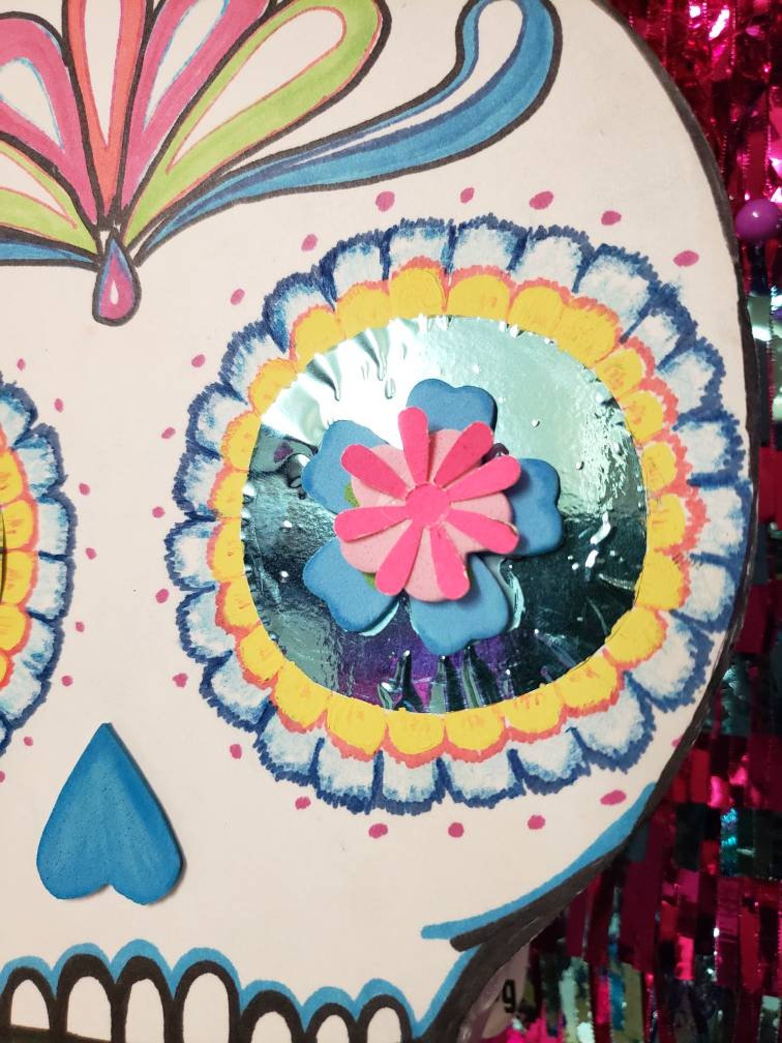 Day of the Dead Skull Pinata Day of the Dead Gift Day of - Etsy