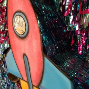 Pinata Rocket Ship | Space Pinata | Soace Party Decor | Outer Space ...