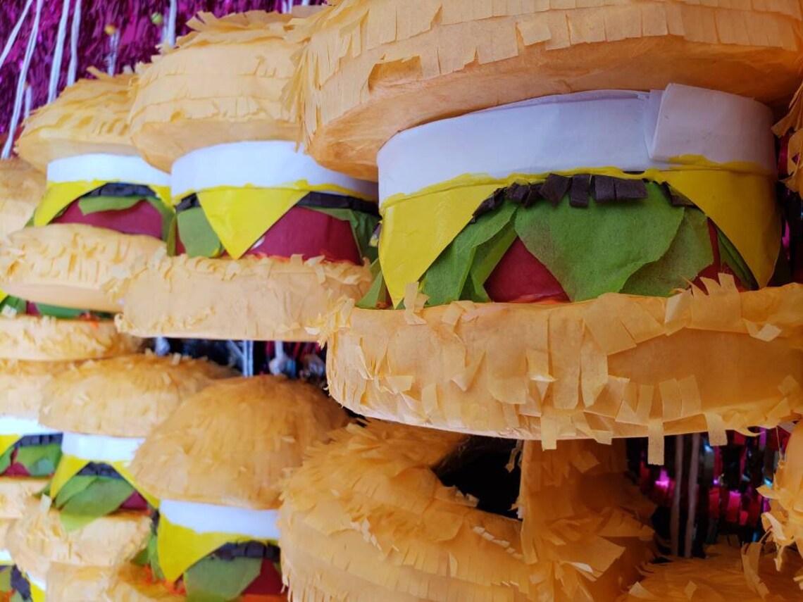 Mini Burger Pinatas Inspired by In-n-outs Amazing | Etsy