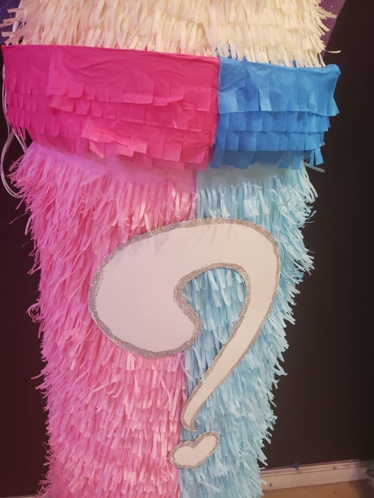 Baby Bottle Gender Reveal Pinata | Baby Shower Party Game - Etsy