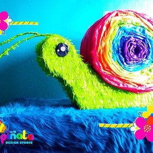 2D Rainbow Snail Pinata | Elegant Party | Party in Style | Party Decor ...