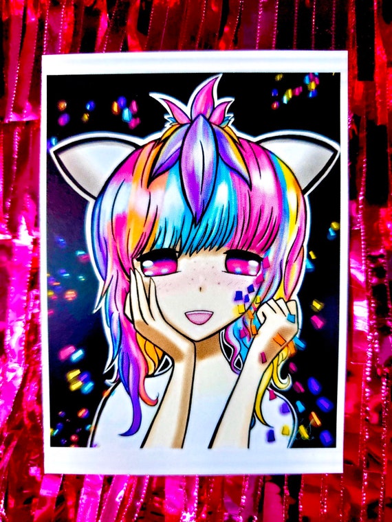 Cute Anime Chibi Sen Print | Etsy