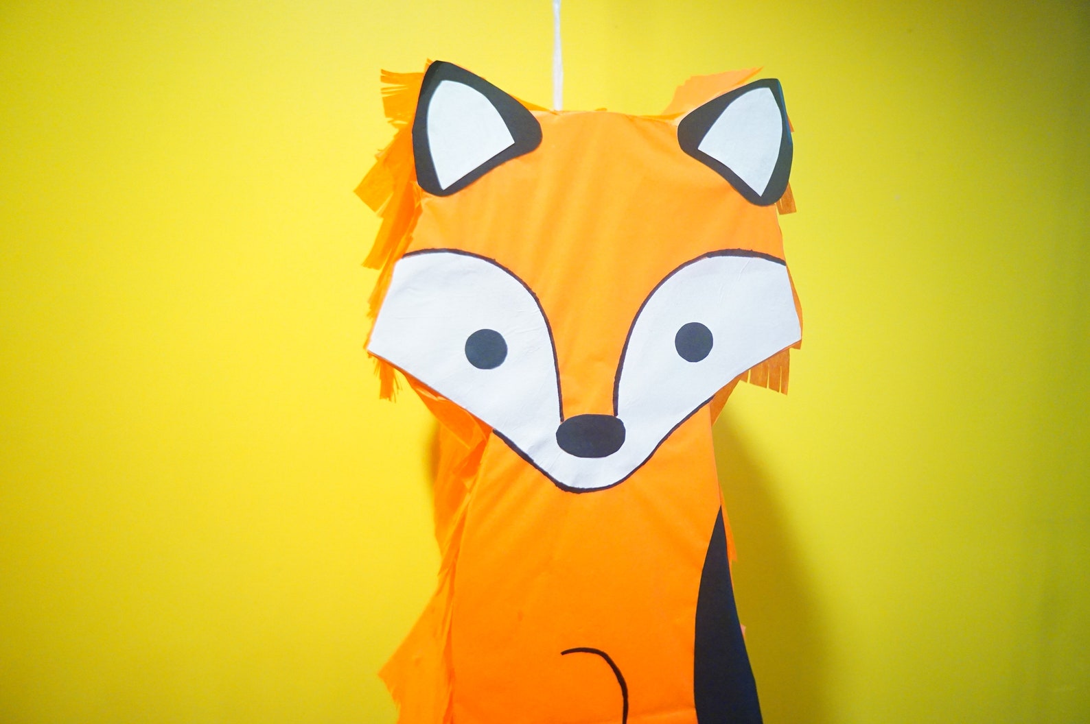 2D Pinata Cute Orange Fox | Animal Pinata | Cute Photo Prop | Fun Party ...