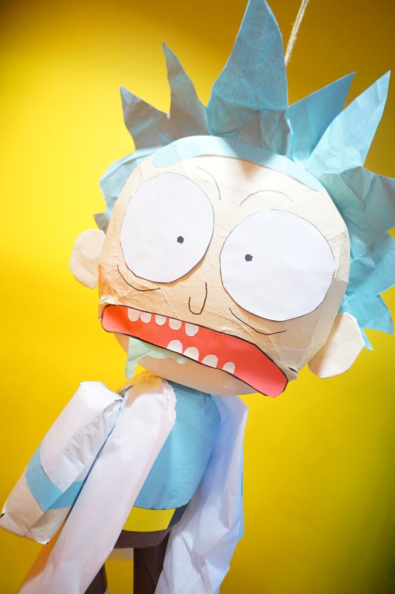 Cartoon Mad Scientist Pinata - Etsy