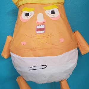 Baby Trump Pinata | Movable Limbs, Adult Party Game - Etsy