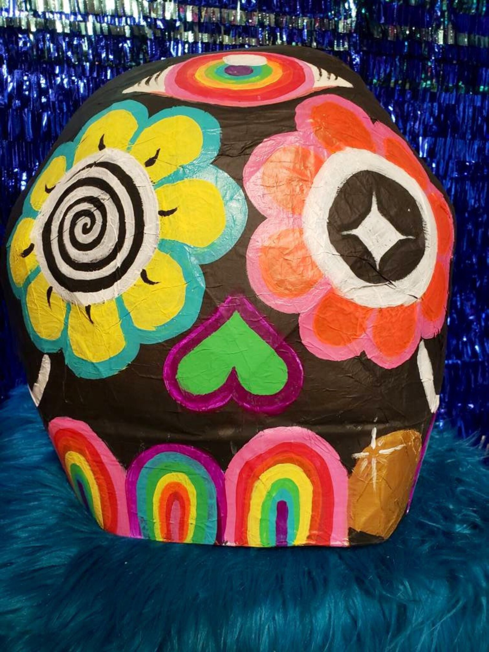 Day of the Dead Skull Pinata Day of the Dead Gift Day of - Etsy