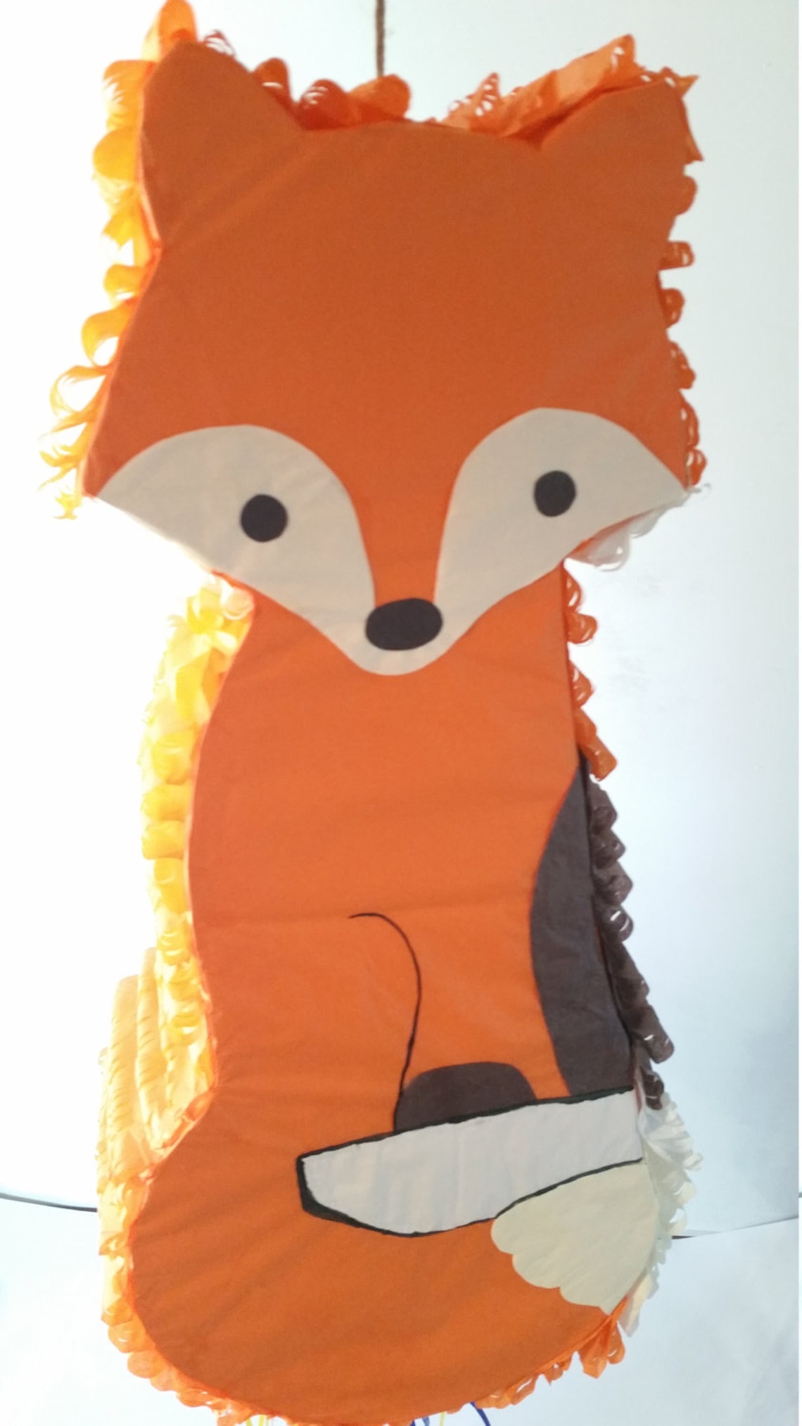 2D Pinata Cute Orange Fox | Animal Pinata | Cute Photo Prop | Fun Party ...