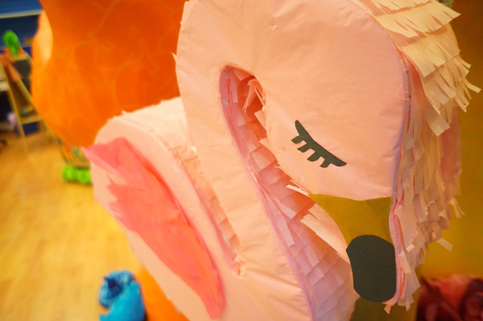 Pink Flamingo Pinata | Handcrafted Party Game Centerpiece - Etsy