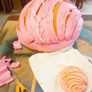 Designer Mexican Sweet Bread Pinata | Pan Dulce Pinata | Concha Pinata ...