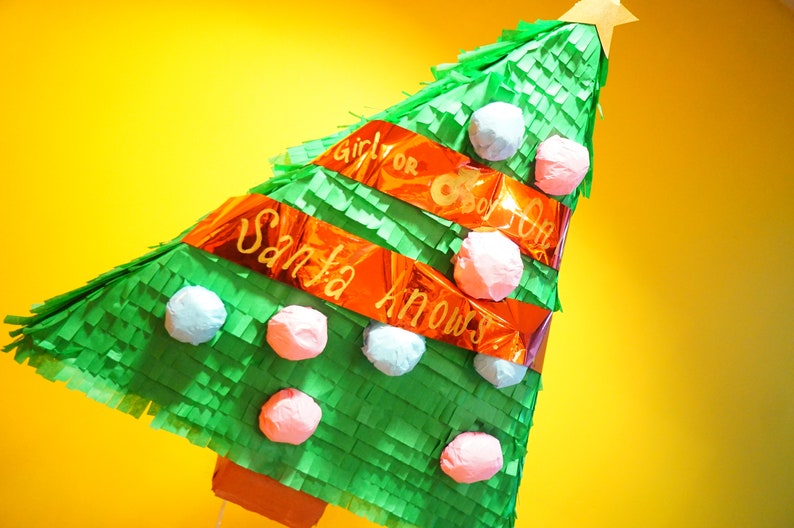 2D Pinata Christmas Tree Fun Party Game Party Decor - Etsy