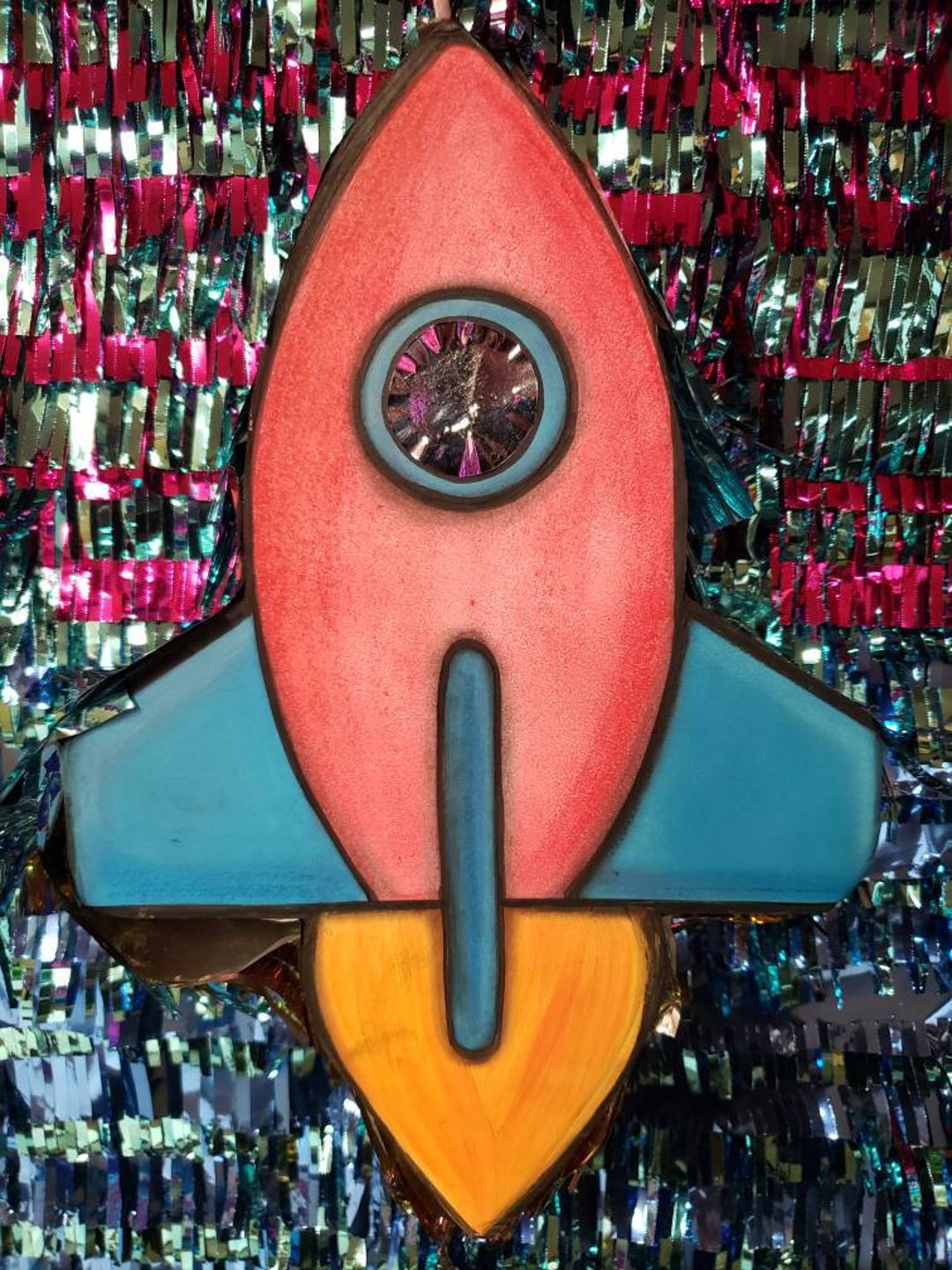 Pinata Rocket Ship | Space Pinata | Soace Party Decor | Outer Space ...