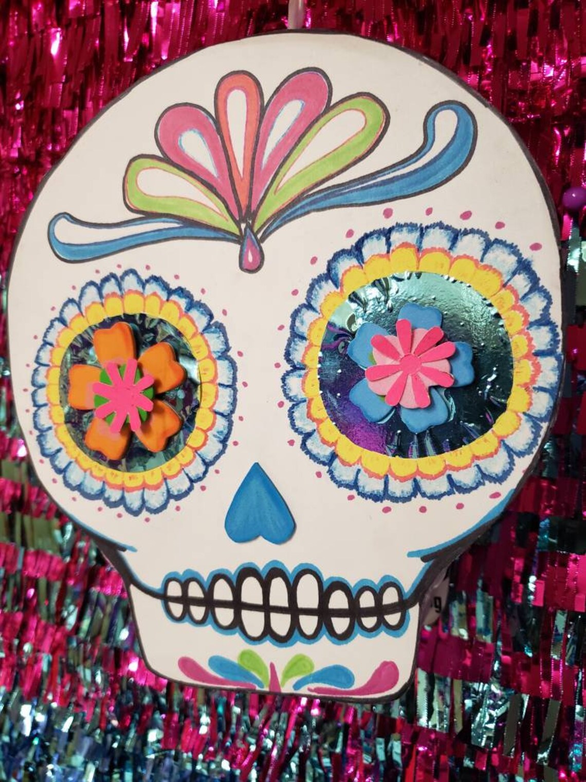 Day of the Dead Skull Pinata Day of the Dead Gift Day of - Etsy