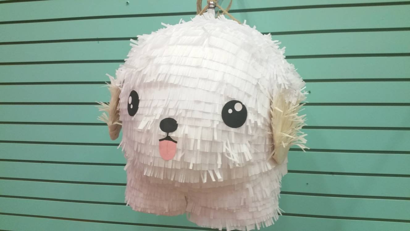 Pinata Chubby Puppy | Animal Pinata | Cute Photo Prop | Fun Party Game ...