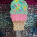 2D Ice Cream Cone - Etsy