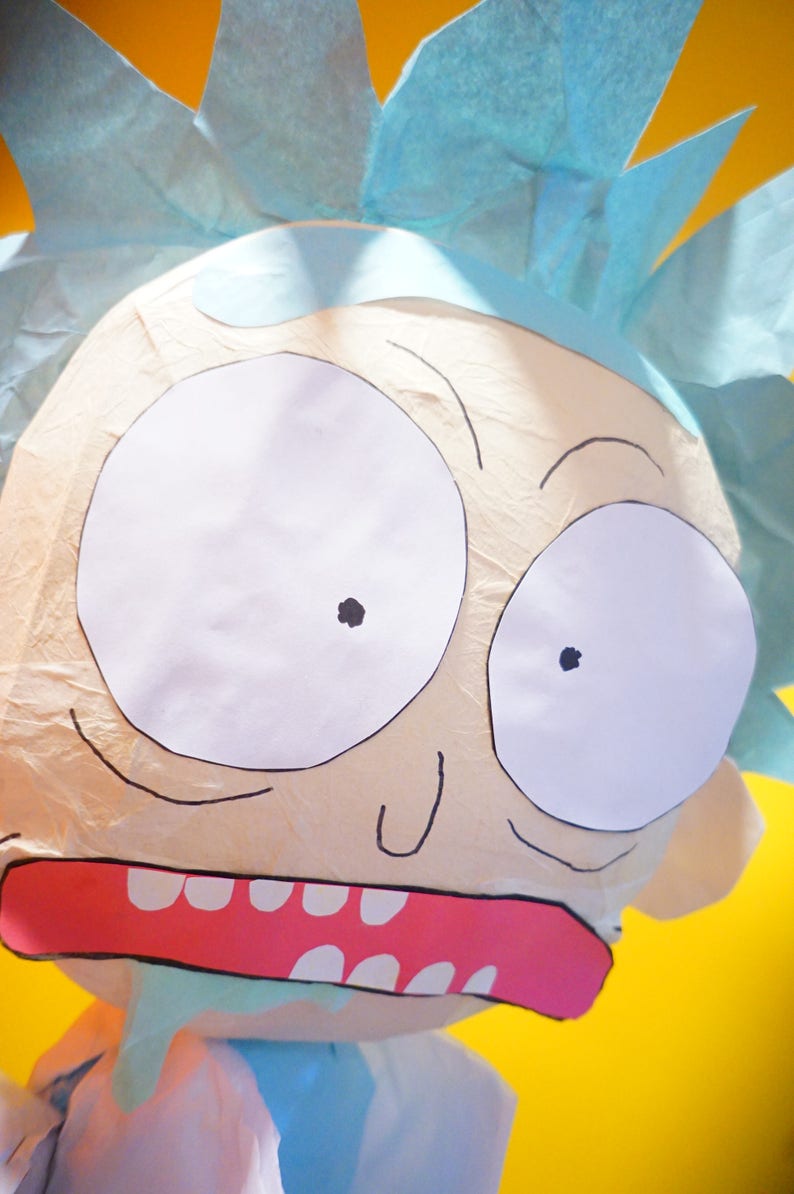 Cartoon Mad Scientist Pinata - Etsy