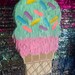 2D Ice Cream Cone - Etsy