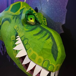 Green Dinosaur Pinata | Party Game | Centerpiece | Decorations | Boy's ...