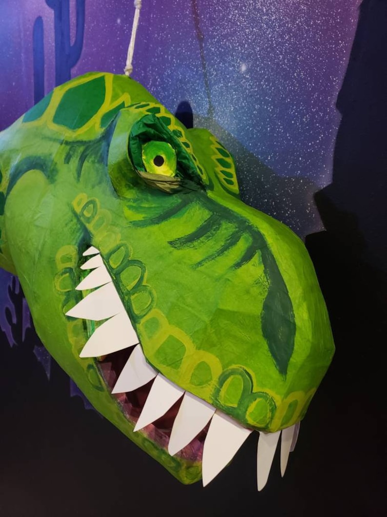 Green Dinosaur Pinata Party Game Centerpiece Decorations - Etsy