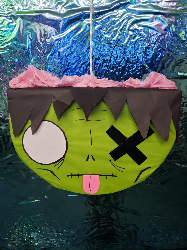 Brainy Zombie Halloween Piñata | Etsy