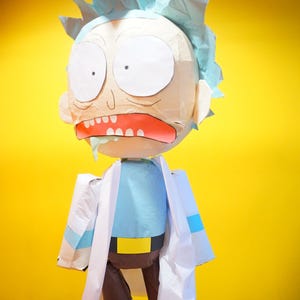 Cartoon Mad Scientist Pinata - Etsy