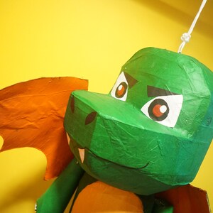 Green Dragon Pinata | Party Game | Centerpiece | Decorations | Boy's ...