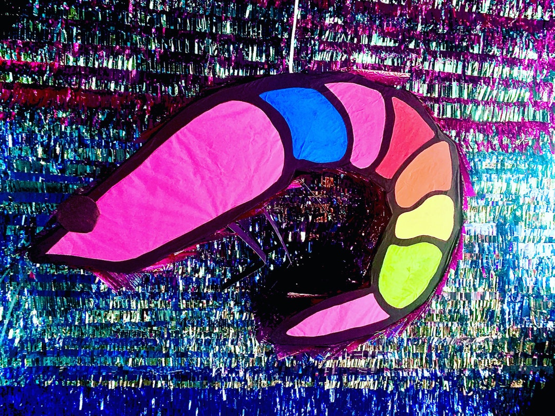 Shrimp in Rainbow Colors Pinata - Etsy