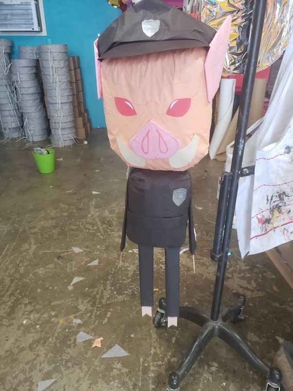 Pinata Pig Cop Pinatas Party Game Smashing Party Farm | Etsy
