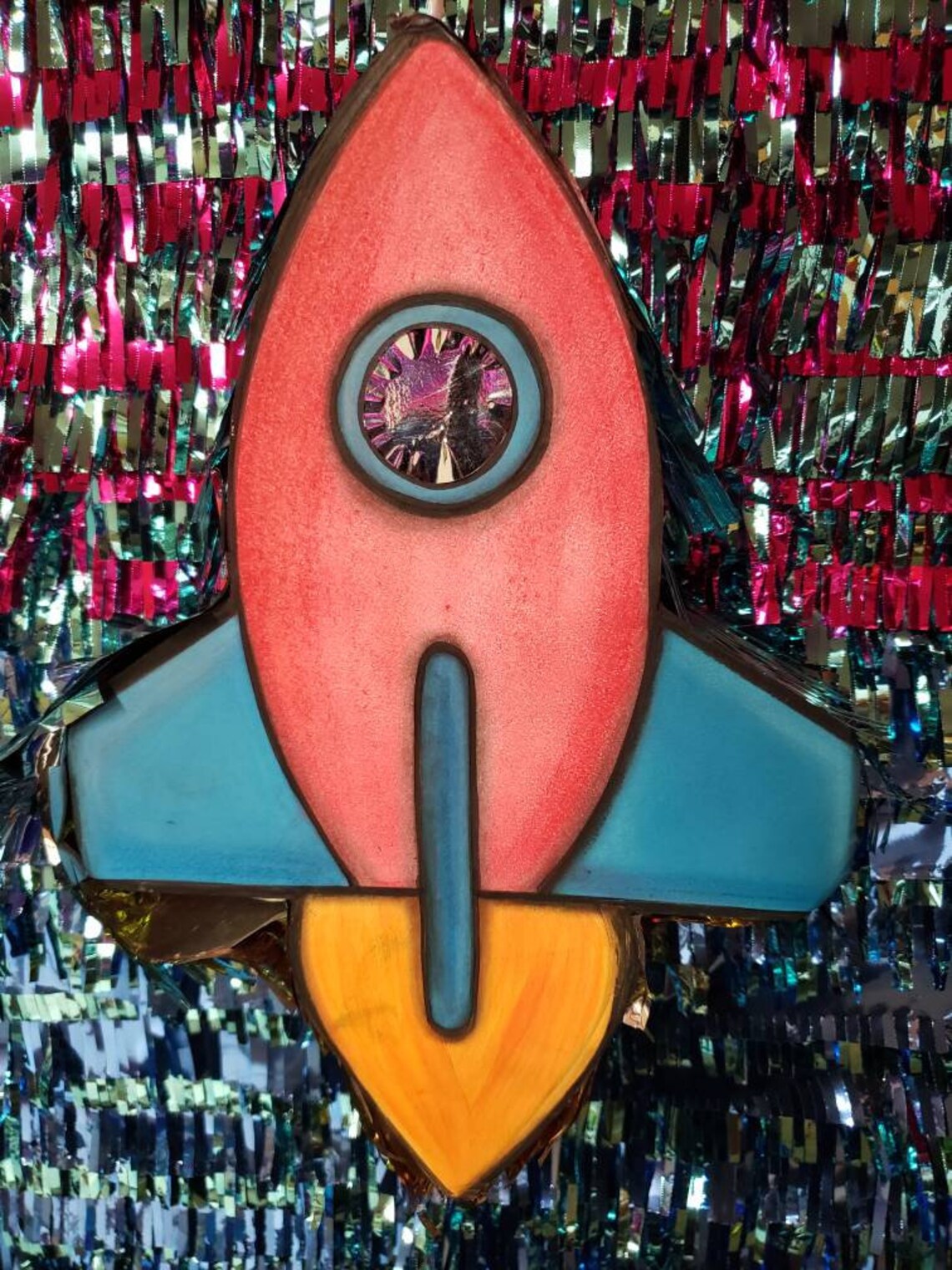 Pinata Rocket Ship Space Pinata Soace Party Decor Outer | Etsy