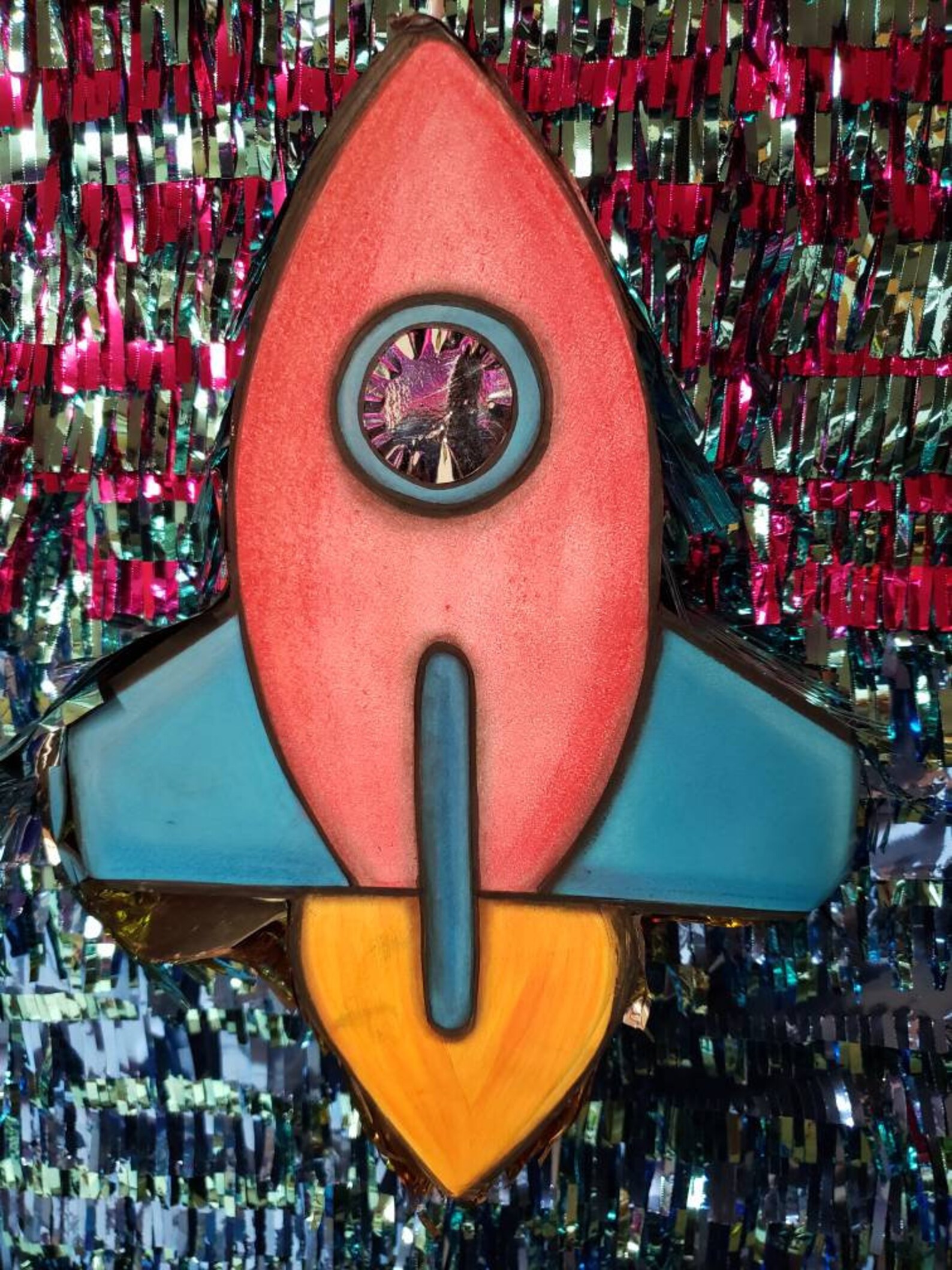 Pinata Rocket Ship Space Pinata Soace Party Decor Outer | Etsy