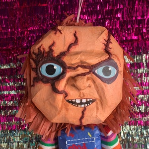 Scary Chucky Inspired Doll Piñata - Etsy