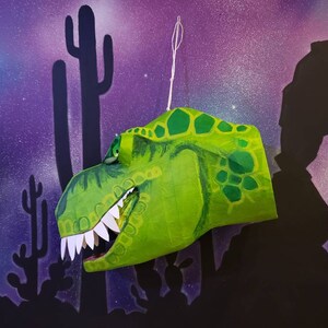 Green Dinosaur Pinata | Party Game | Centerpiece | Decorations | Boy's ...