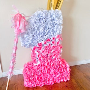 Rose Princess Theme 2D Number One Piñata - Etsy
