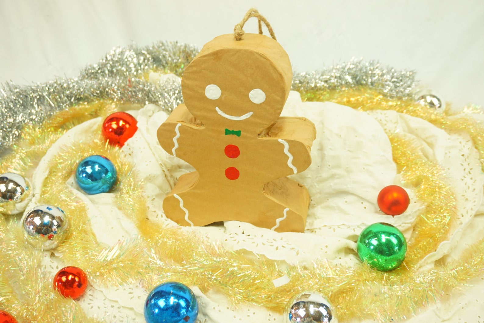 2D Pinata Christmas Gingerbread Man Fun Party Game Party - Etsy