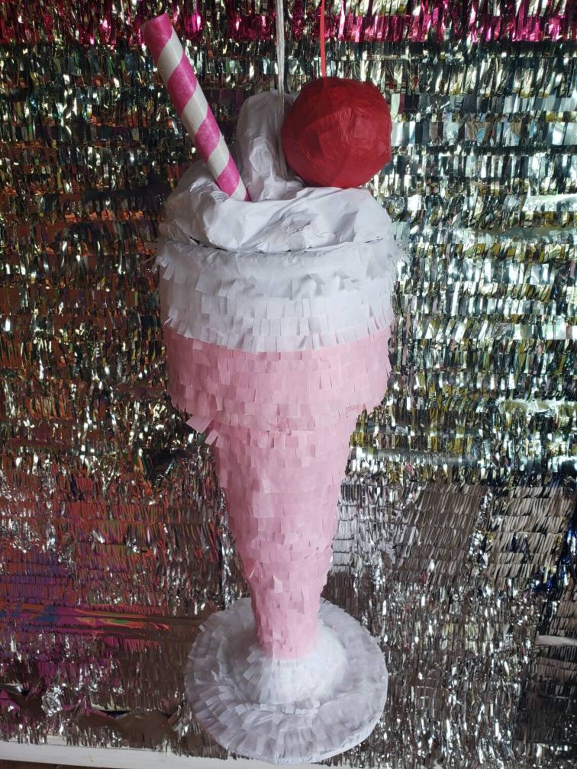 Handcrafted Milkshake Pinata | 50s Diner Party Decor - Etsy